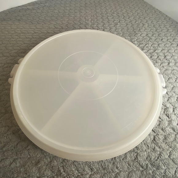 Tupperware | Kitchen | Vtg Tupperware Party Susan Tray With Lid | Poshmark